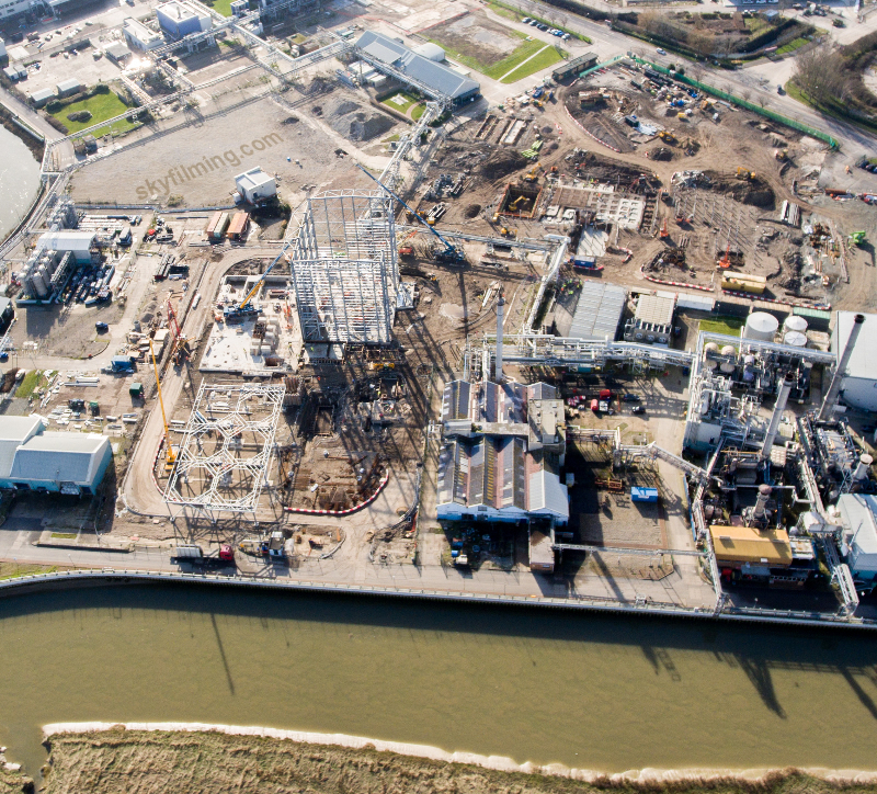kent-biomass-power-plant-six-months-construction - Drone Filming Case ...